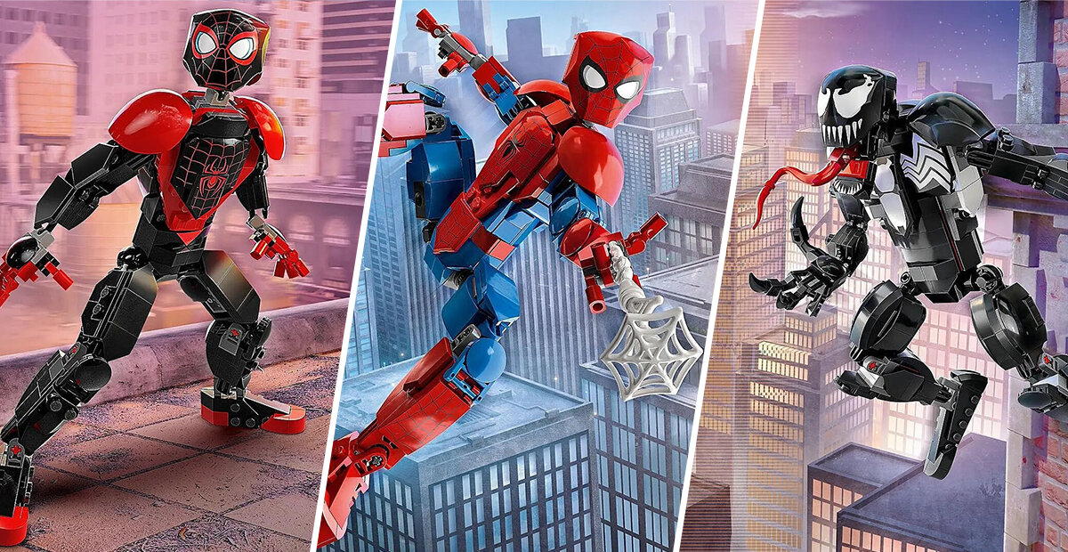 Nouveautés LEGO Marvel Buildable Figures : 76225 Miles Morales, 76226 ...