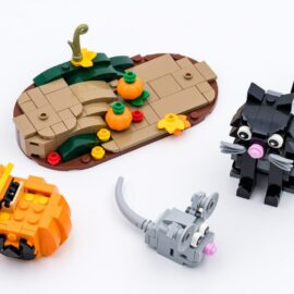 Review LEGO Seasonal 40570 Halloween Cat & Mouse - HelloBricks