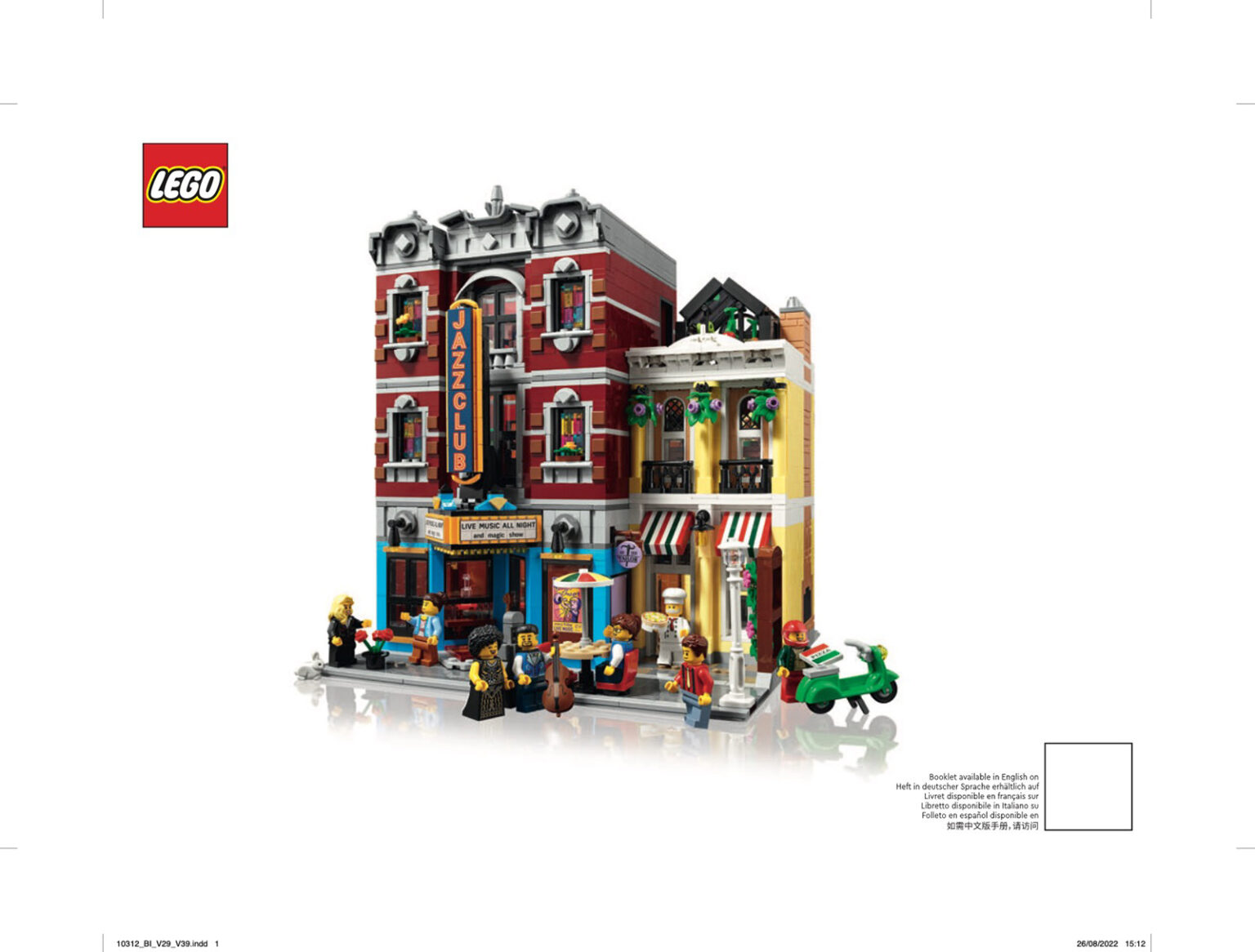 Nouveauté LEGO Icons 10312 Jazz Club : l'annonce officielle du Modular 2023 - HelloBricks