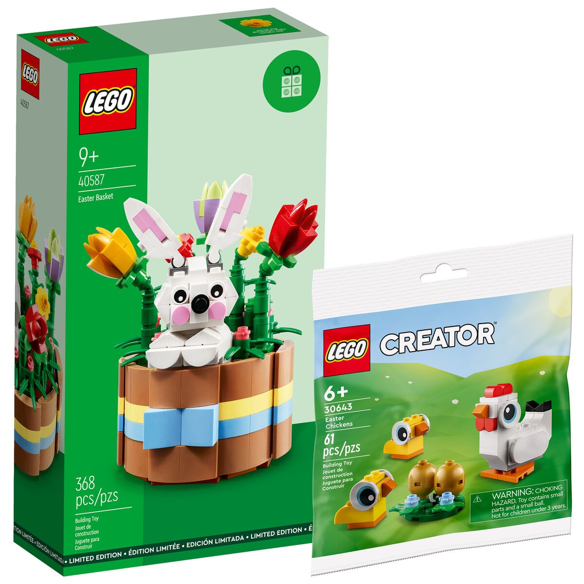 Nouveaux cadeaux offerts chez LEGO : 40587 Easter Basket et 30643 ...