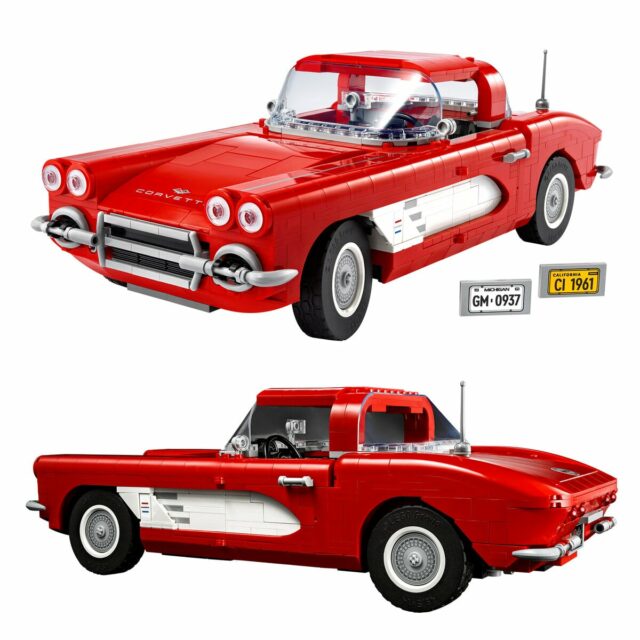 Nouveauté LEGO Icons 10321 Chevrolet Corvette C1 : l'annonce officielle ...