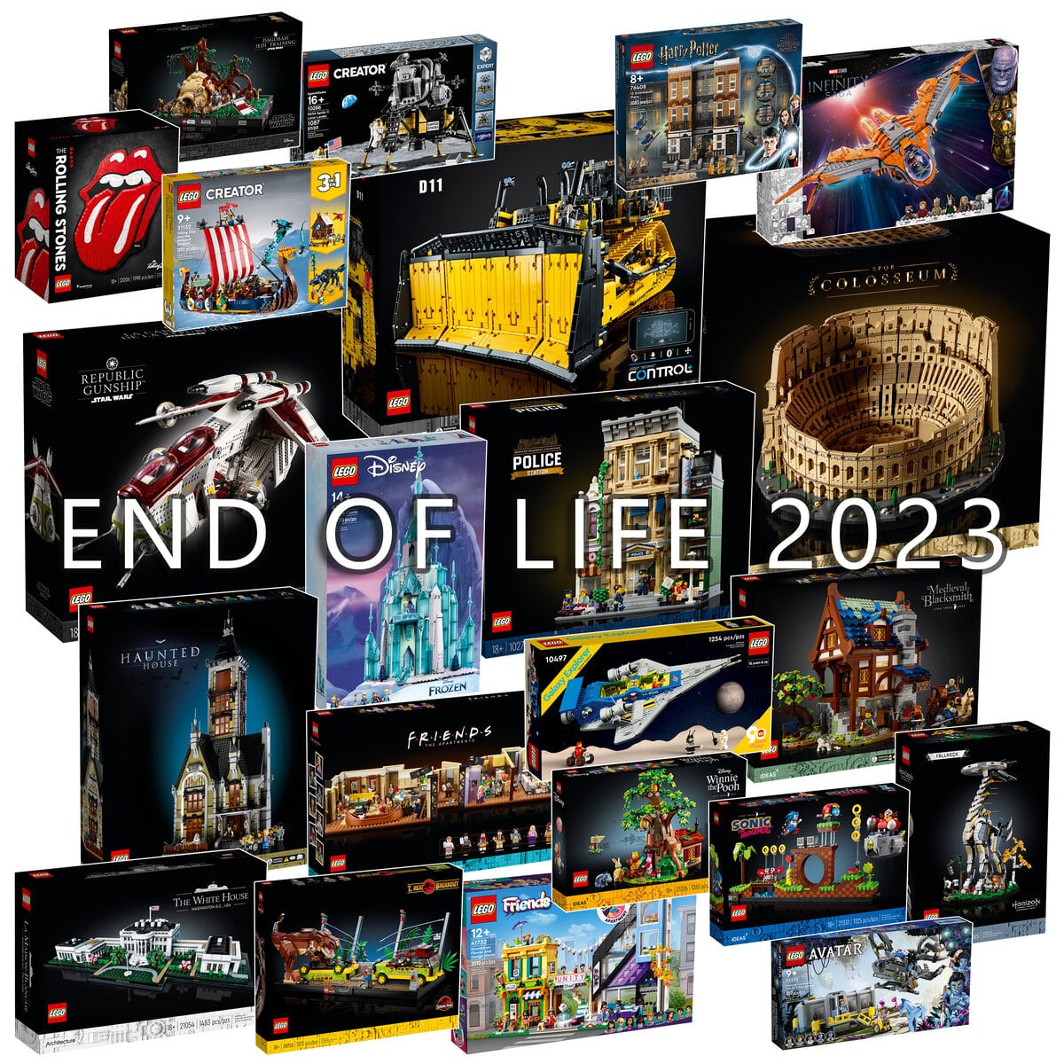Sets LEGO bientôt retirés : la liste officielle avec plus de 300 ...