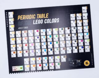 Review WLWYB Periodic Table of the LEGO Colors v3.0 - HelloBricks