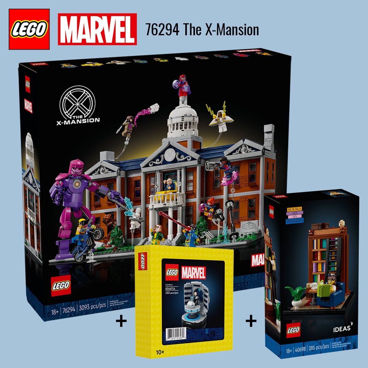 LEGO Ideas 21353 Botanical Garden et LEGO Marvel 76294 X-Men The X ...