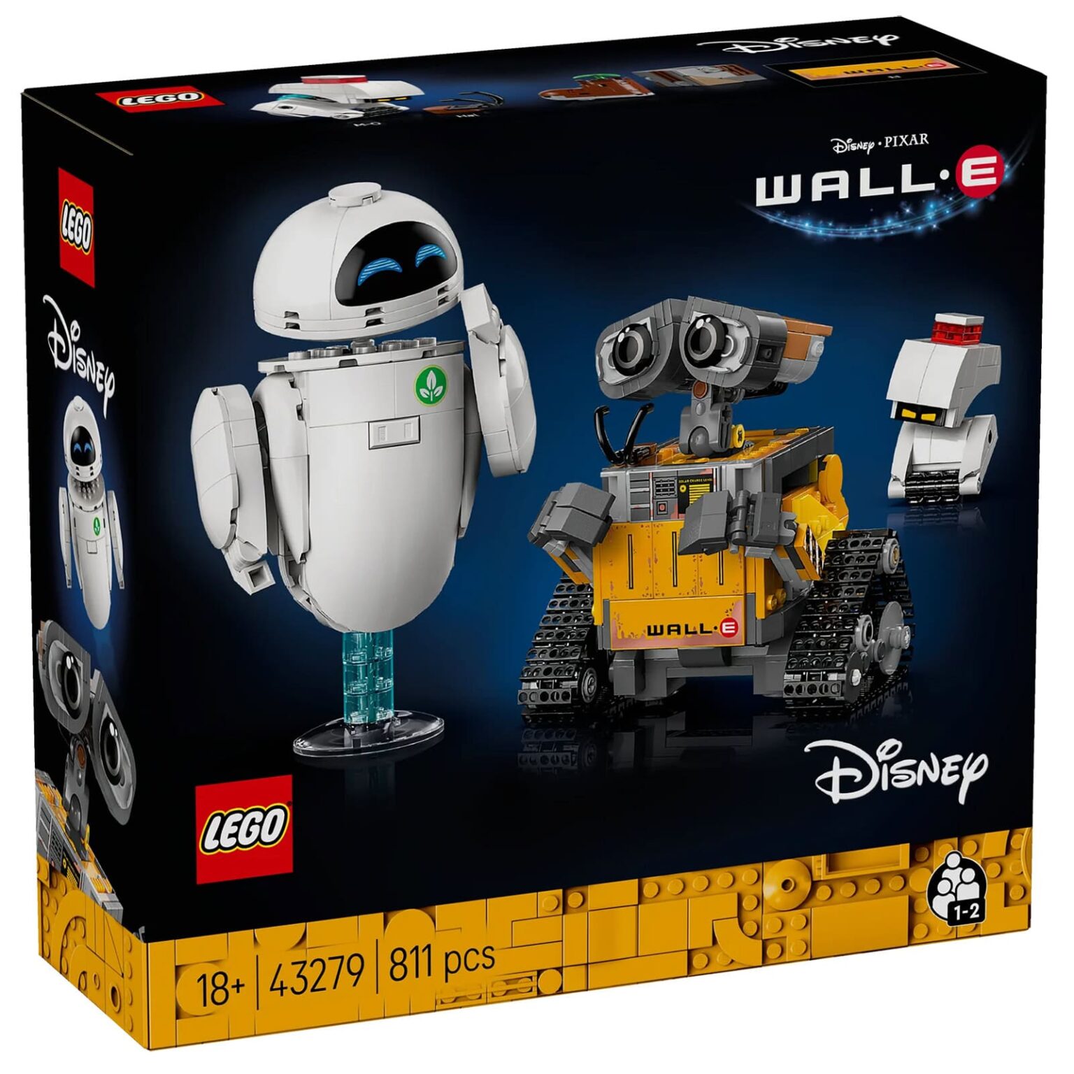 Nouveauté LEGO Disney 43279 WALL-E and EVE : le set est en précommande ...