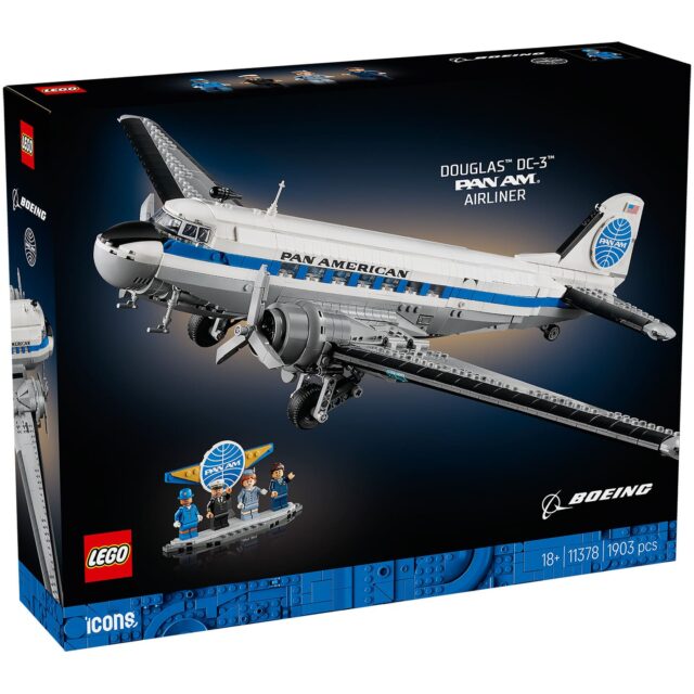 Nouveauté LEGO Icons 11378 Douglas DC‑3 PAN AM Airliner - HelloBricks